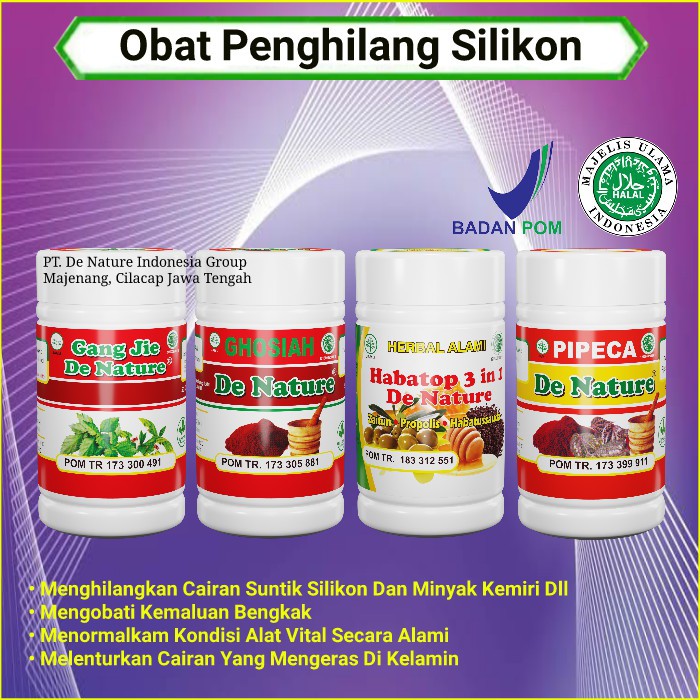 Jual Obat dan cara menghilangkan kesan suntik silikon minyak kemiri - urang aring dikelamin ...