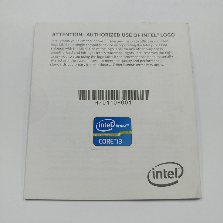 Jual Sticker Stiker Intel Core I3 Asli Original | Shopee Indonesia