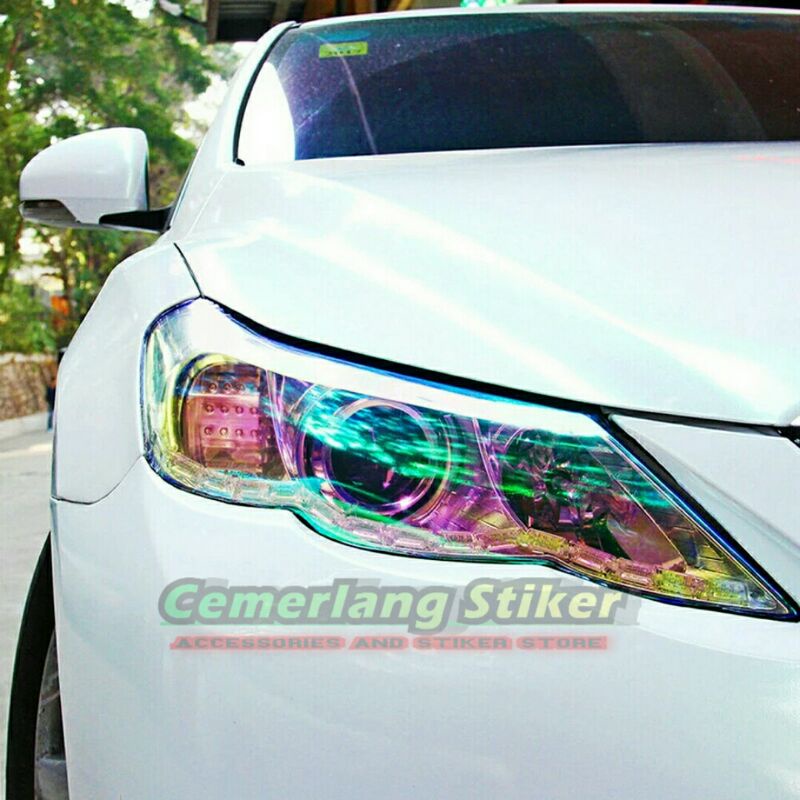 Jual Stiker Motor Lampu Skolet Headlamp Mobil Sticker Lampu Hybrid ...