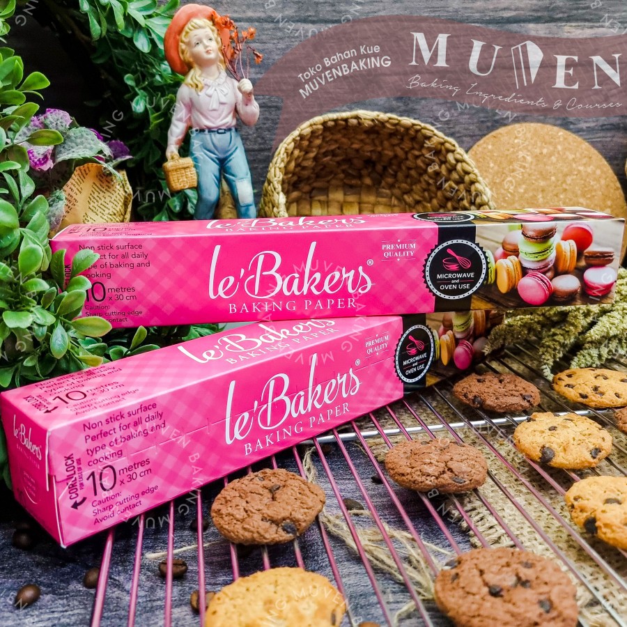 Jual LE BAKERS PINK BAKING PAPER 30CM x 10M | Shopee Indonesia