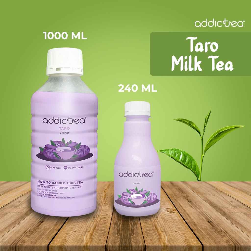Jual Addictea Milktea Rasa Taro - Minuman Botol Teh Susu Berbagai Rasa ...