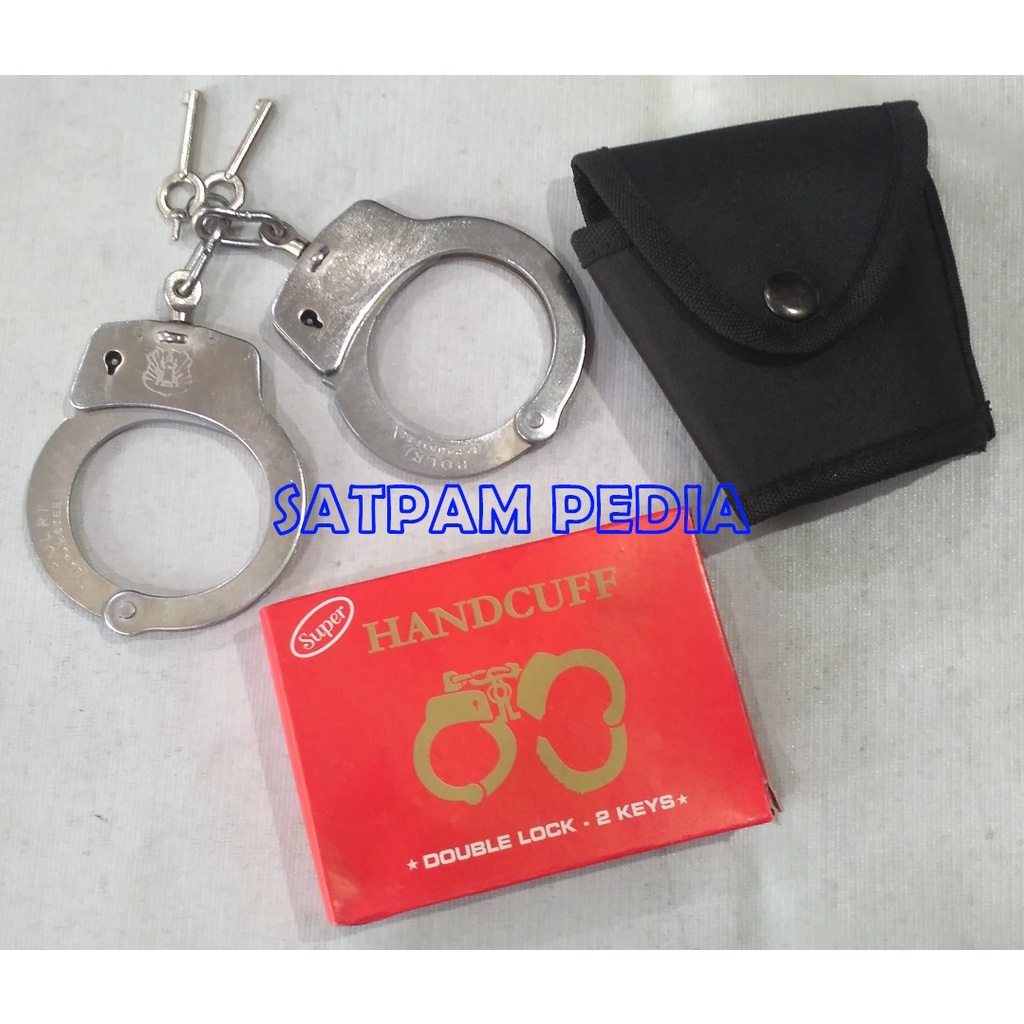 Jual Borgol Tangan Sarung Merah - Borgol Satpam | Shopee Indonesia