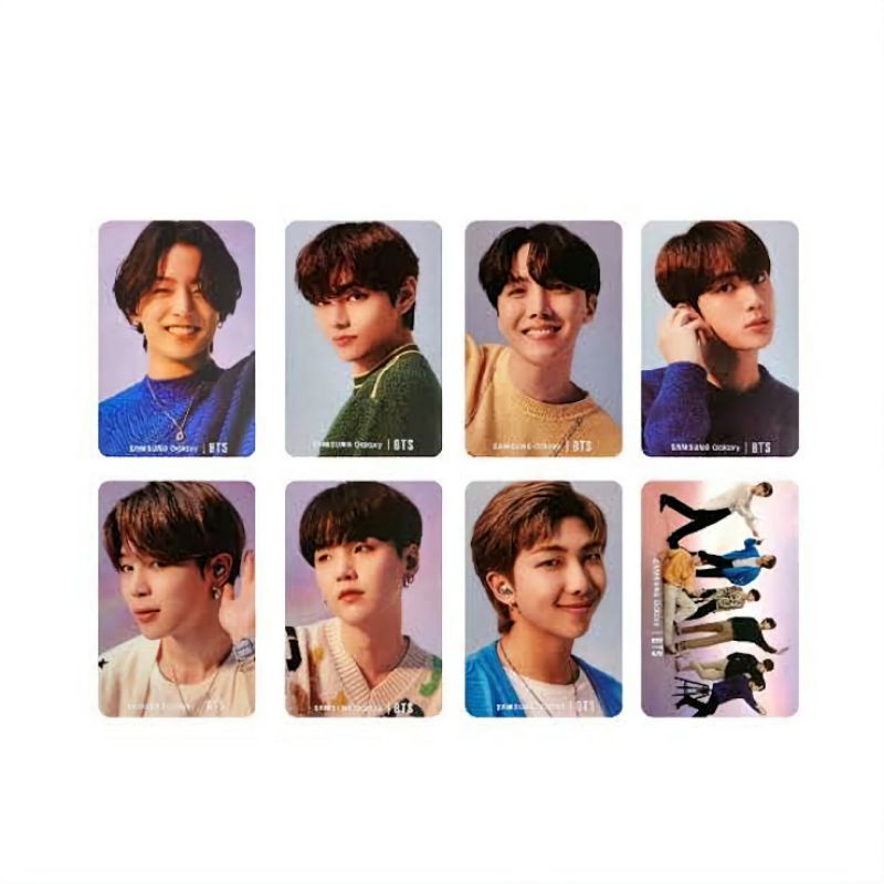 Jual PHOTOCARD BTS X OFFICIAL SAMSUNG GALAXY ORIGINAL | Shopee Indonesia
