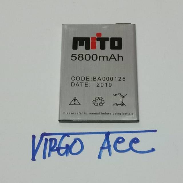 Jual Baterai Batere Batre Battery Mito A69 Fantasy 3 BA000125 ba000125 ...