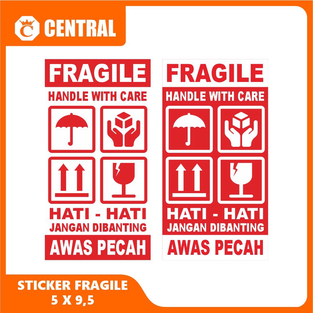 Jual STIKER FRAGILE-STIKER UNBOXING-STIKER PACKING MURAH BEST SELLER ...