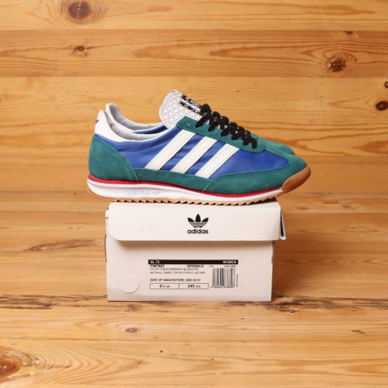 Jual Sepatu Adidas SL 72 Ocean Green High Premium Like Original BNIB ...