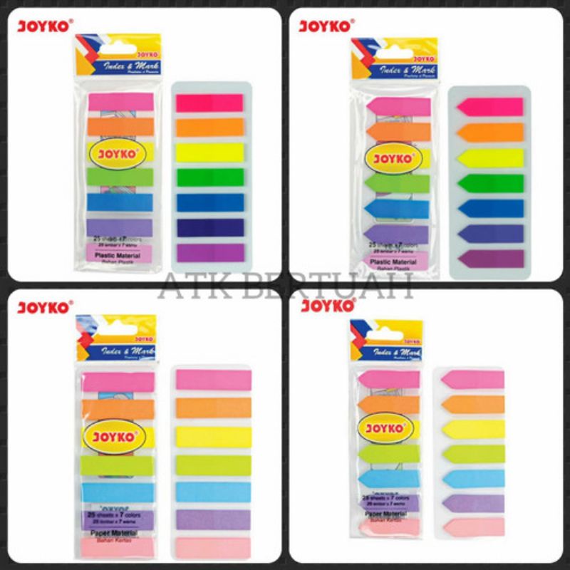 Jual JOYKO IM30 IM31 IM32 IM33 INDEX & MARK STICKY NOTE FLAG LABEL PENANDA HALAMAN PEMBATAS BUKU ...