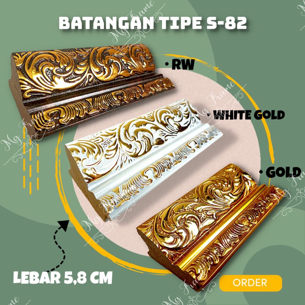 Jual BATANGAN PIGURA UKIR TYPE S 65 PANJANG 3 M//BATANGAN ECER/LIS ...