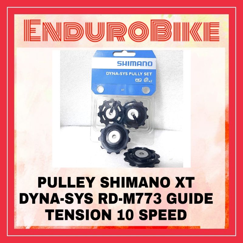 Jual PULLEY SHIMANO XT DYNA-SYS RD-M773 GUIDE TENSION 10 SPEED PULLY M ...