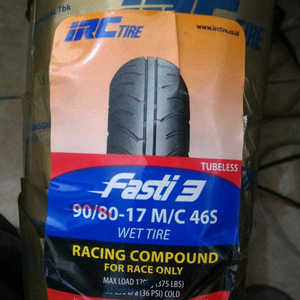 Jual Sr- IRC Fasti 3 uk. 90/80 - 17 (Ban racing soft compound) MBV21 ...