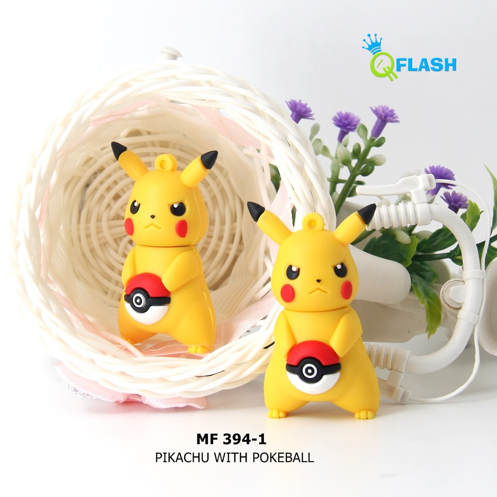 Jual FLASHDISK KARAKTER POKEMON PIKACHU WITH POKEBALL (MF 394-1) 8GB ...