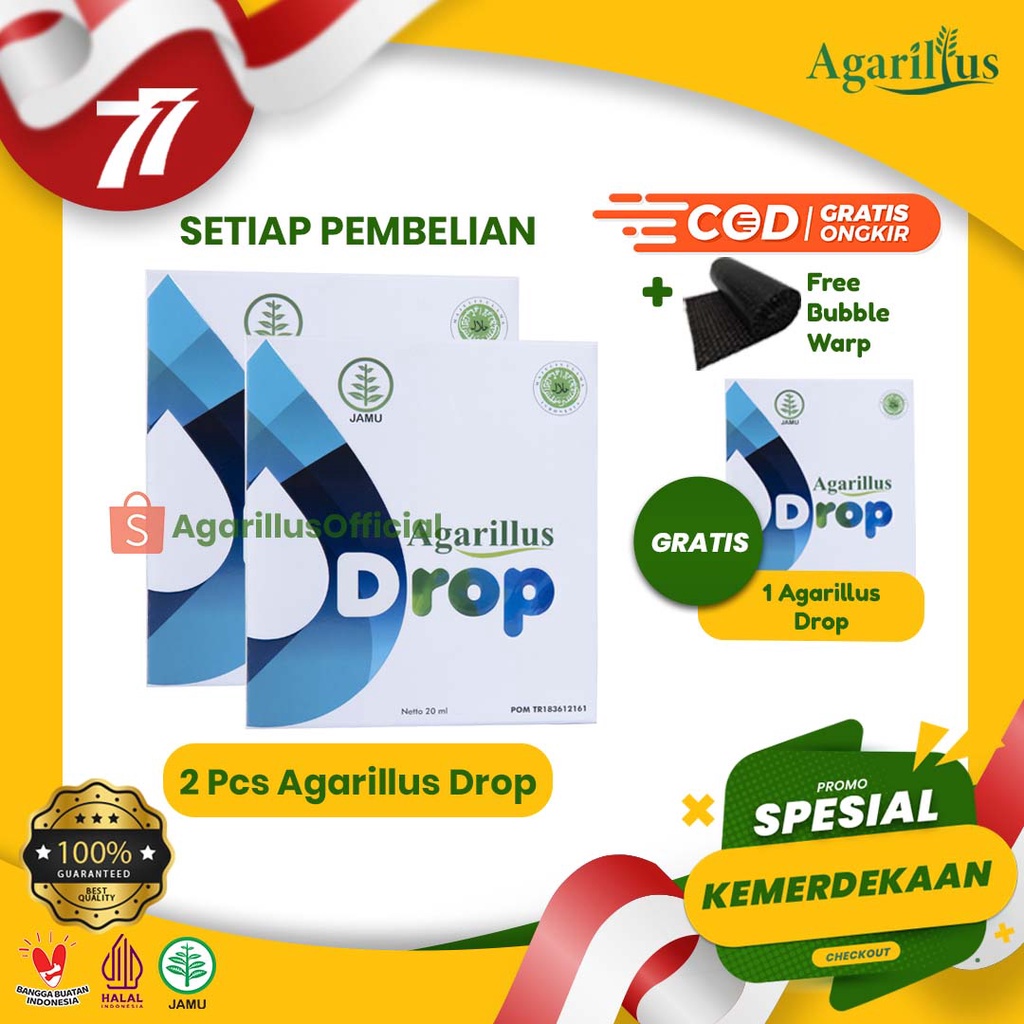 Jual Agarillus Drops Tetes Beli 2 Gratis 1 Drop | Shopee Indonesia