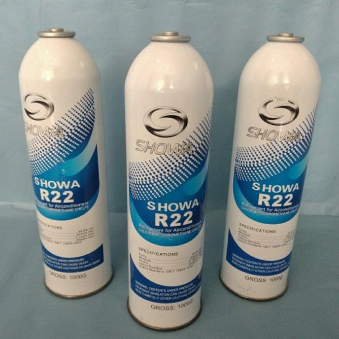 Jual TERLENGKAP Freon Kaleng R22 isi 1 Kg Original Merk Showa | Shopee Indonesia