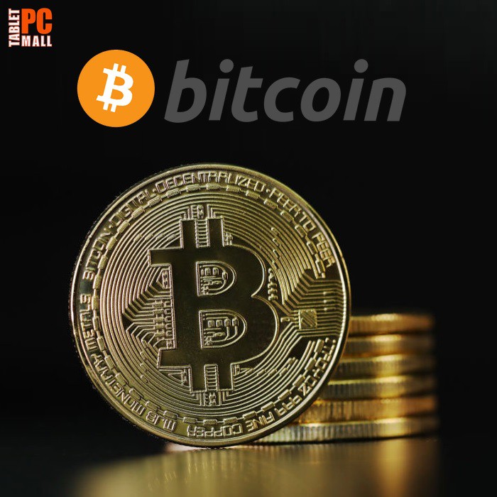 Jual Bitcoin Miniatur Gold Plated Coin Koin Fisik BTC Bitcoin Pajangan ...