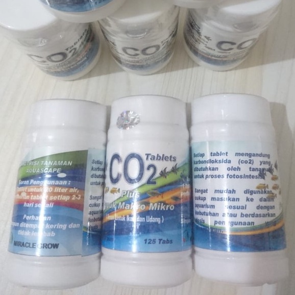 Jual CO2 tablet aquascape isi 125 tablet i Aquascape I Miracle Grow Co2 ...