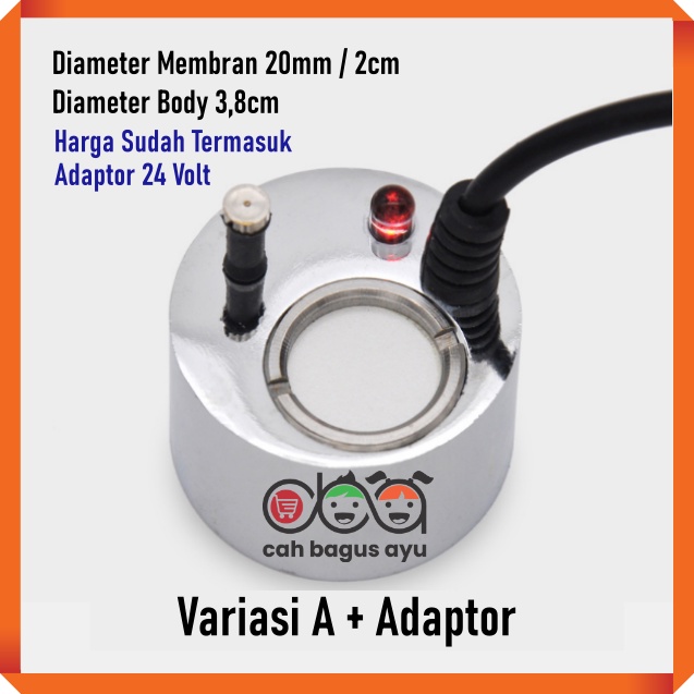 Jual Mist Maker Stenlis + Adaptor 24 Volt Mesin Kabut dengan Adaptor ...