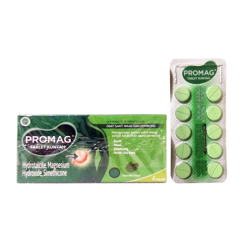 Jual promag tablet 10pcs/strip/kemasan baru | Shopee Indonesia