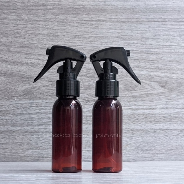 Jual Botol Spray Trigger 60ml Amber Coklat Trigger Burung Hitam/Botol Spray 60ml | Shopee Indonesia