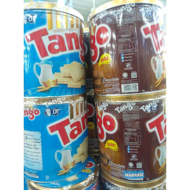 Jual Tango Kaleng Rasa Vanilla / Cokelat | Shopee Indonesia