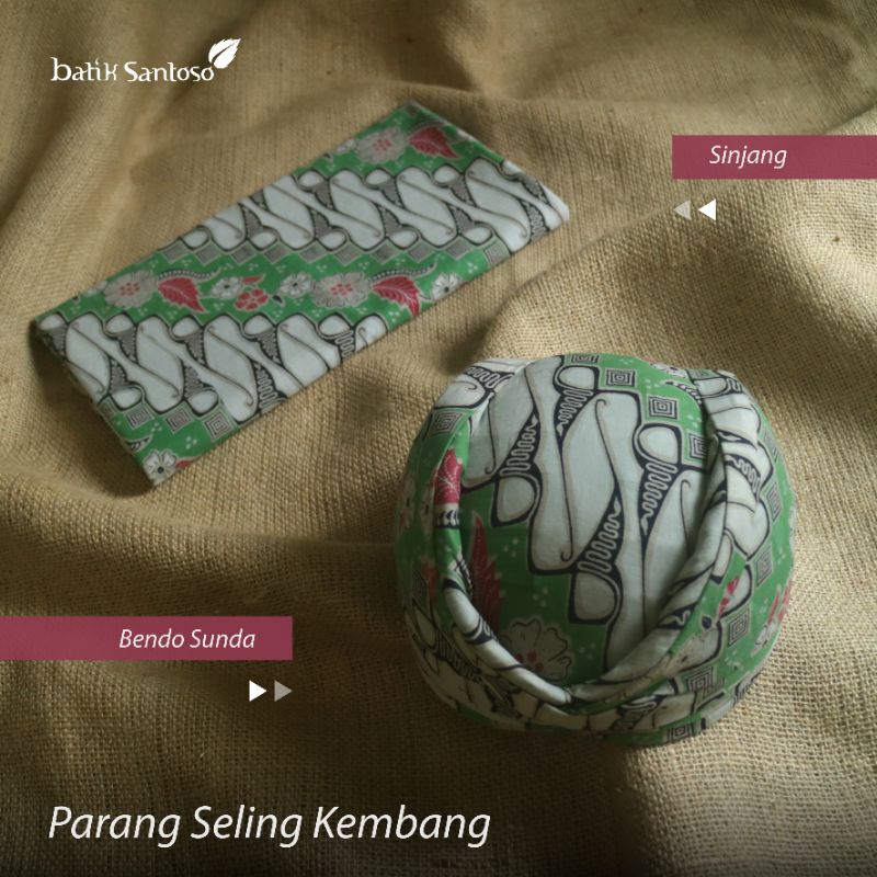 Jual Batik Santoso Parang Seling Kembang - Bendo Sunda dan Sinjang ...