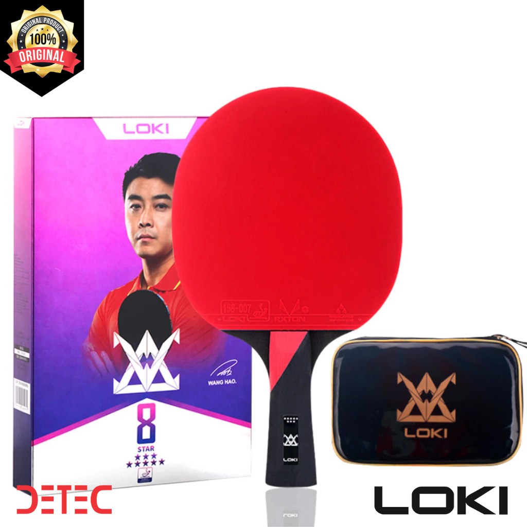 Jual LOKI E Series 8 Pingpong bat - Tenis Meja Raket | Shopee Indonesia