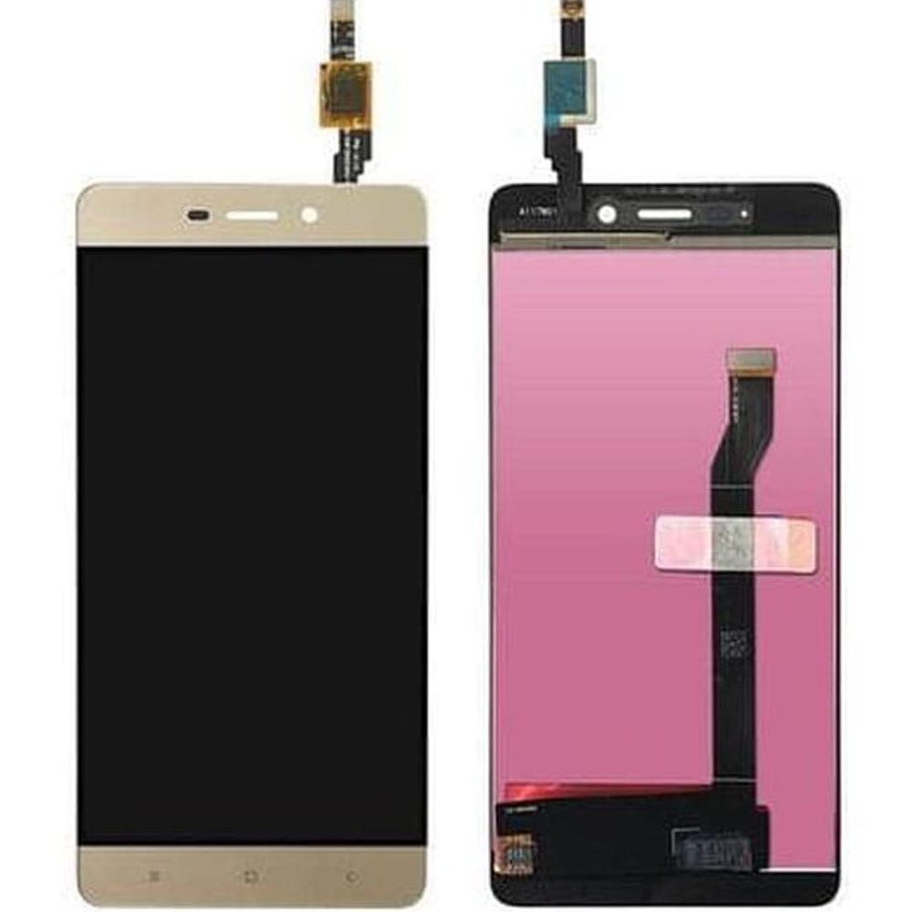 Jual LCD XIAOMI REDMI 4 PRADA + TOUCHSCREEN GOLD hitam putih ORI dan ...