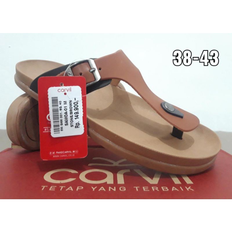 Jual CARVIL SAMOA-01 -- Sandal Pria Dewasa model Jepit Original ...