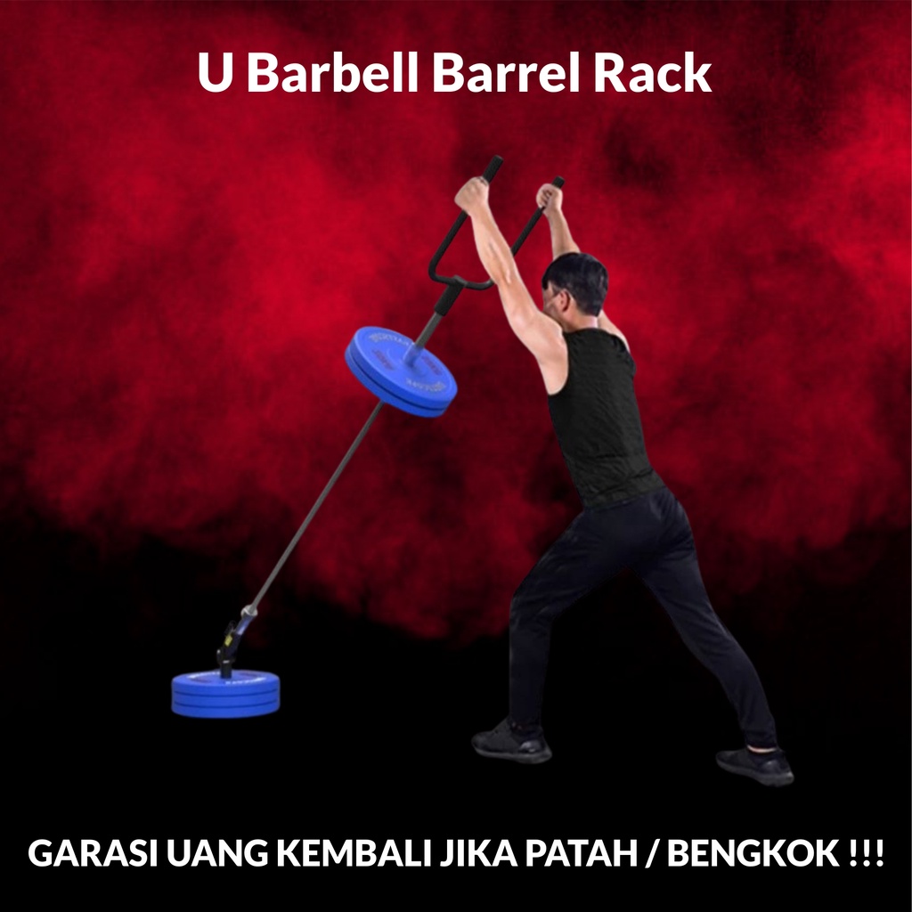 Jual Landmine U Barbell Barrel Rack Universal Barbell Handle Barbell ...