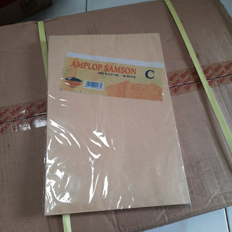 Jual Amplop Coklat Samson C Polos Tanpa Tali Character 19x27cm - 1 Pack ...