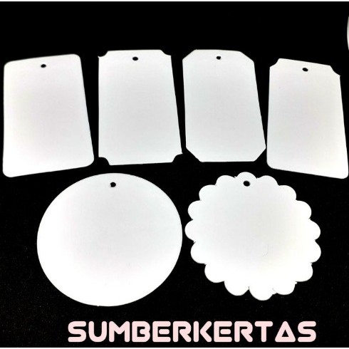 Jual HANG TAG POLOS PUTIH, BAHAN TEBAL 360 GR | Shopee Indonesia