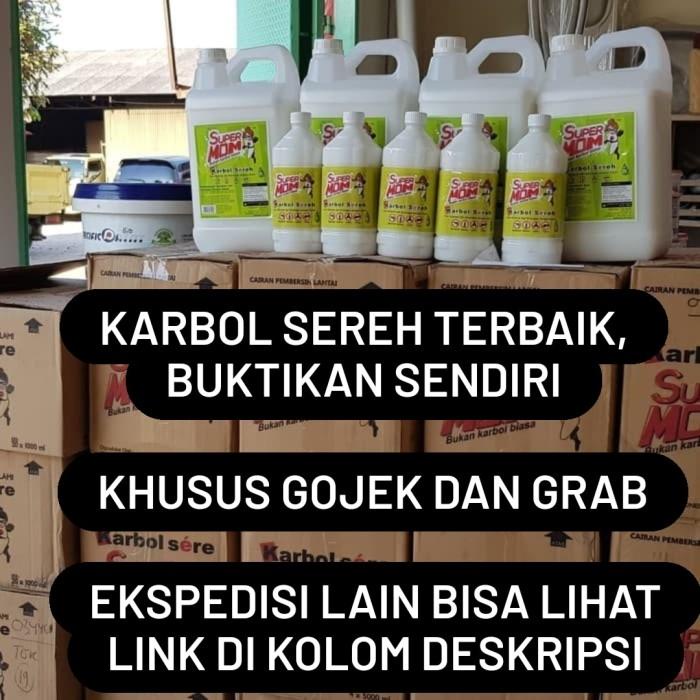 Jual Karbol | Karbol Sereh Super Mom 5 Liter 5L Obat Pel | Shopee Indonesia