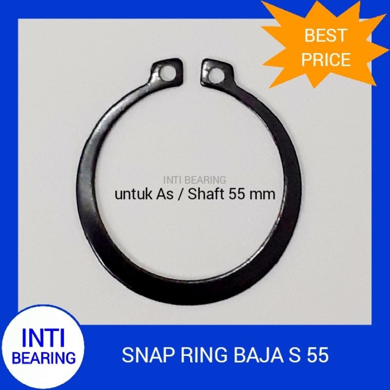 Jual SNAP RING S55 S 55 S-55 AS 55 mm SPARE PART CIRCLIP KLIP PENGUNCI SNAPRING EXTERNAL ...