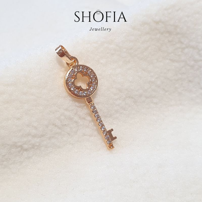 Jual Shofia - Liontin Enchanted Key Gold Plated 18k Lapis Emas | Shopee ...