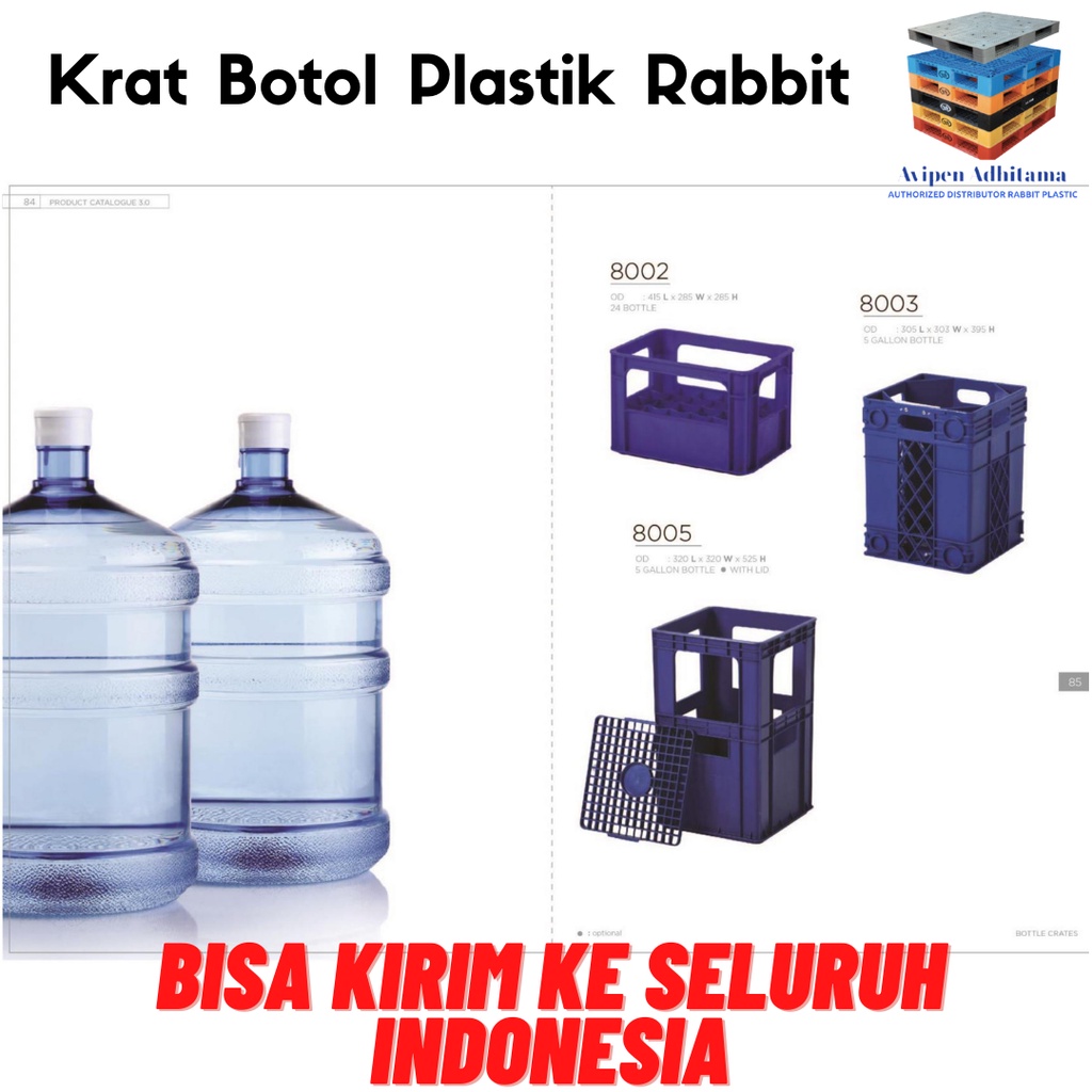 Jual Krat Galon Plastik Rabbit | Shopee Indonesia