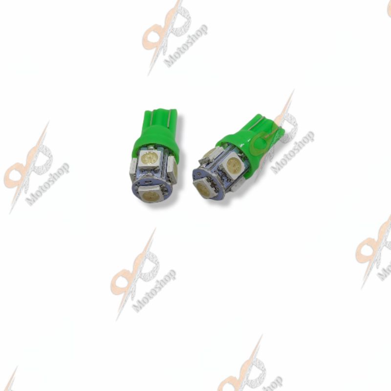 Jual Lampu Senja Motor | Sen Colok 5 Led 5 Mata T10 | Lampu Sign Tancap ...