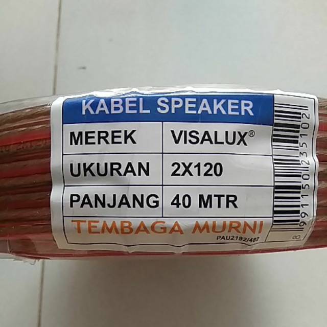 Jual Kabel Speaker Visalux Tebal 2 X 120 Harga Per Meter | Shopee Indonesia