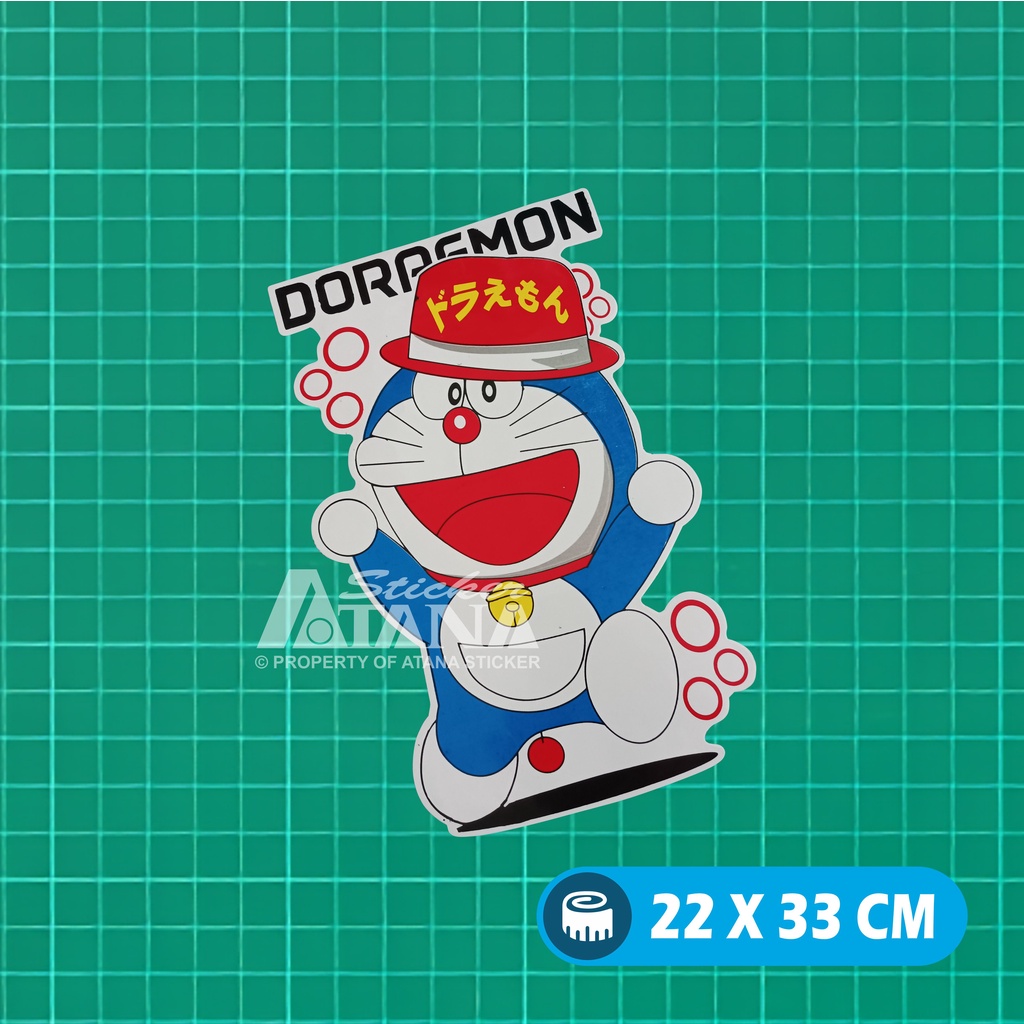 Jual Stiker Printing Doraemon Sticker Sablon Jumbo Besar Vinyl Graftac ...
