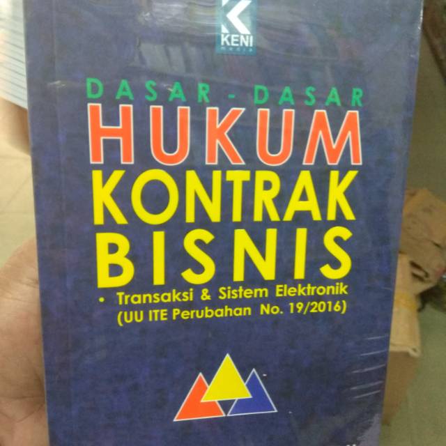 Jual Dasar Dasar Hukum Kontrak Bisnis Transaksi dan Sistem Elektronik Dr Dhanang Widijawan SH ...
