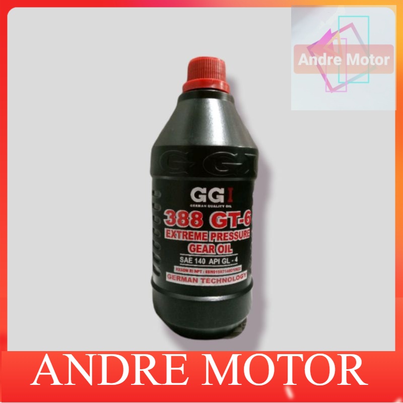 Jual GGI Gear Oli SAE 140 API GL-4 Oli Gardan Oli Transmisi 1000ml ...