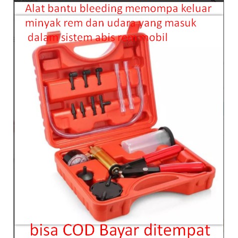 Jual Alat bantu bleeding memompa keluar minyak rem dan udara yang masuk ...