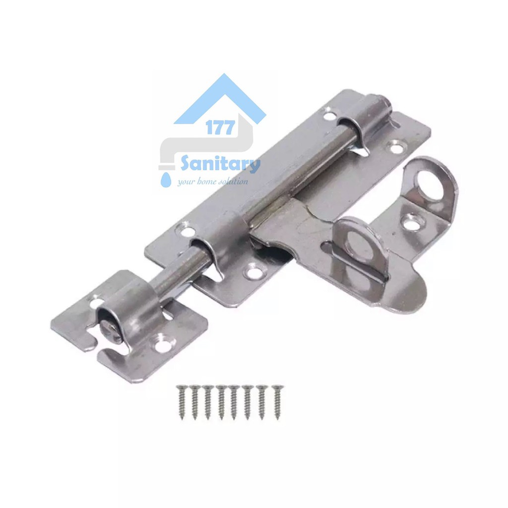 Jual Grendel overpal Gembok 4 Inch - Kunci Pintu lock bolt selot slot ...