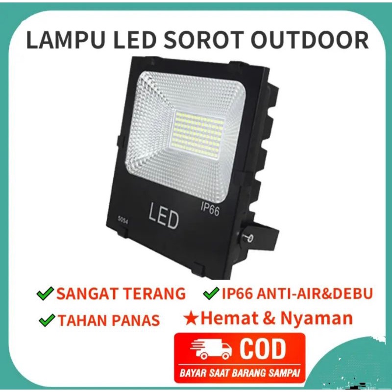 Jual Lampu Led Sorot 50W / tembak / floodlight /KAP Sorot LED 10W LED 20W LED 30W LED 50W 100W ...