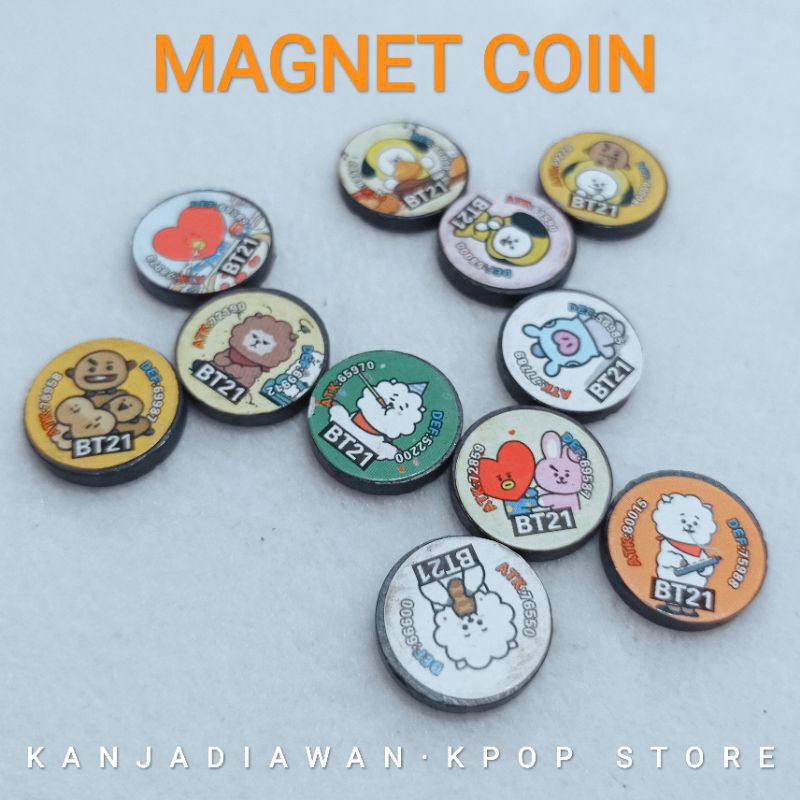 Jual Sanrio Magnet Koin MAINAN ANAK MAGNET BTS BESI BERANI Magnet ...