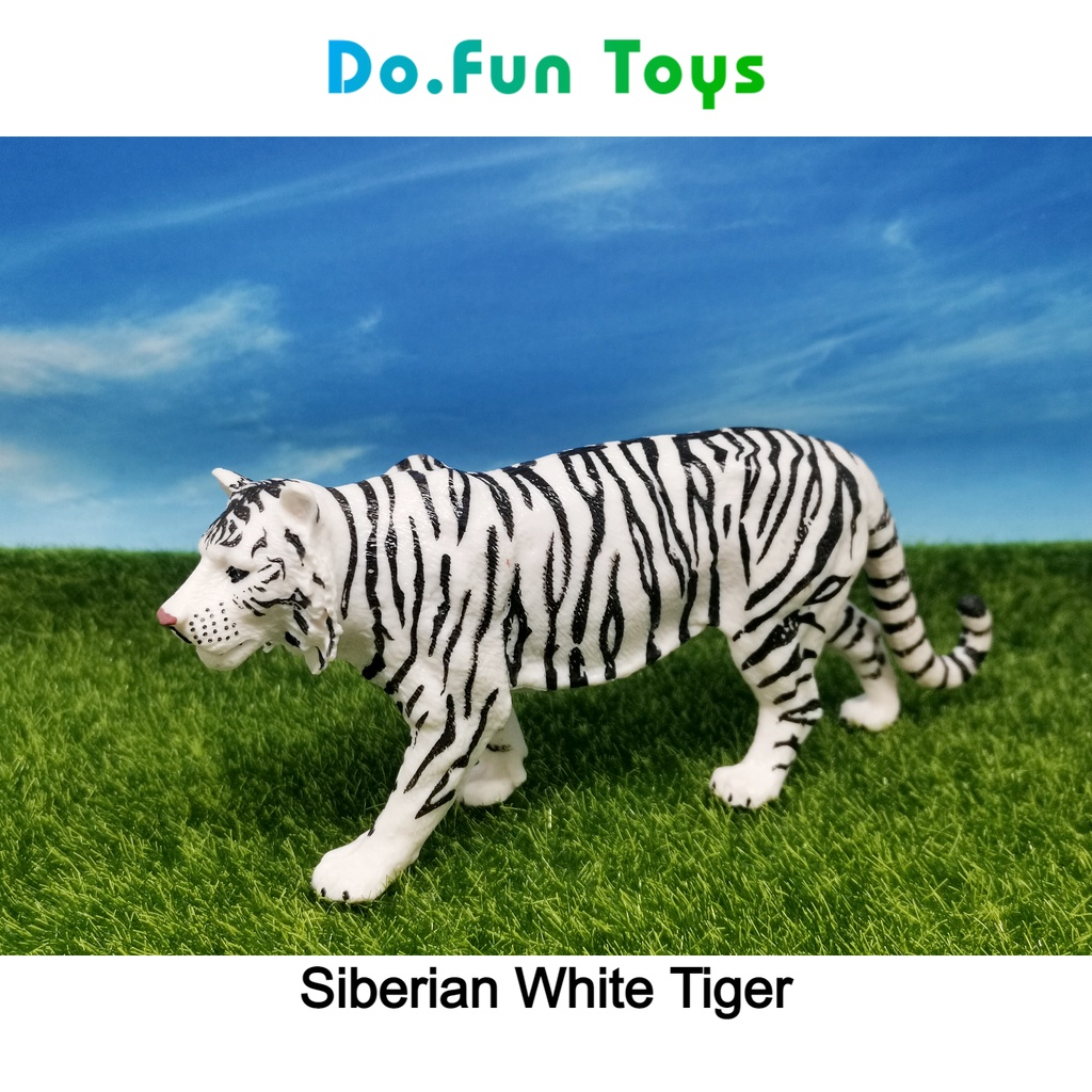 Jual Animal Figurine | SIBERIAN WHITE TIGER / Mainan Miniatur Harimau ...