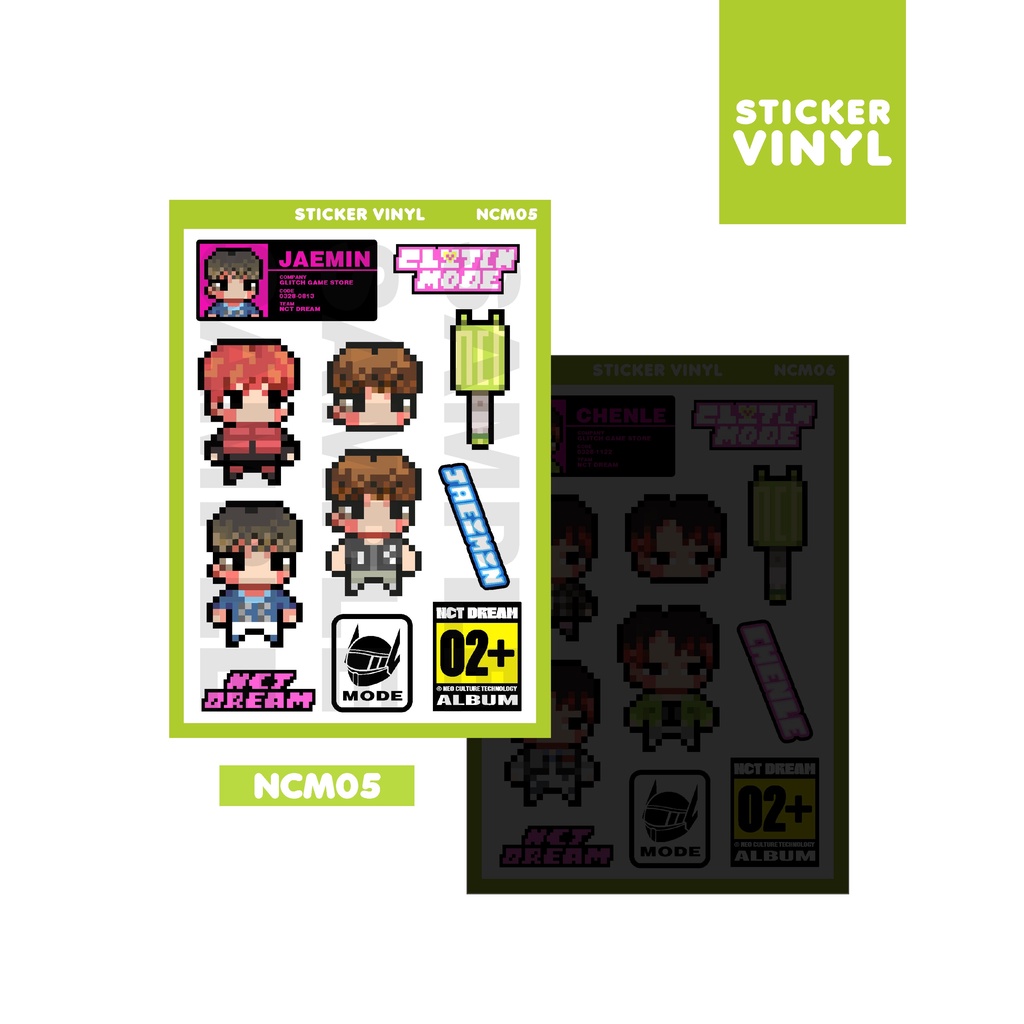 Jual Sticker / Stiker Kpop NCT Dream - Pixel | Shopee Indonesia