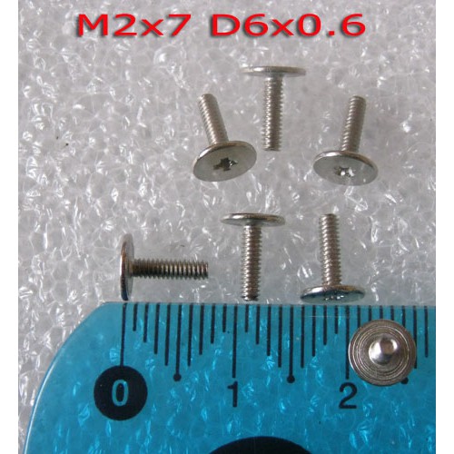 Jual Baut/Sekrup Laptop Notebook Netbook M2x7 D6 Thin-Head Stainless ...