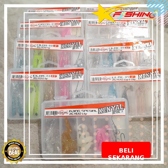 Jual Soft Lure Relix Nusantara Pancing KENYAL SET Umpan lembut CIRENG ...