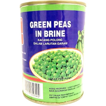 Jual Kacang Kapri / Green Peas / Kacang Polong Kaleng 397 Gr | Shopee ...