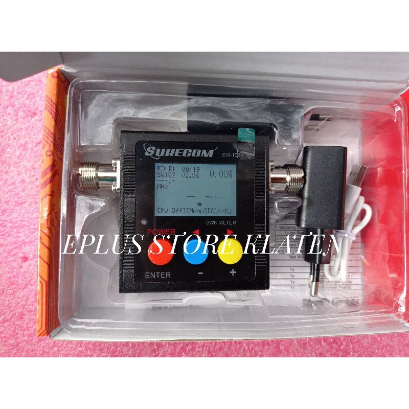 Jual Surecom Sw 102 Digital Meter Vhf Uhf Swr 125 525mhz Power Meter