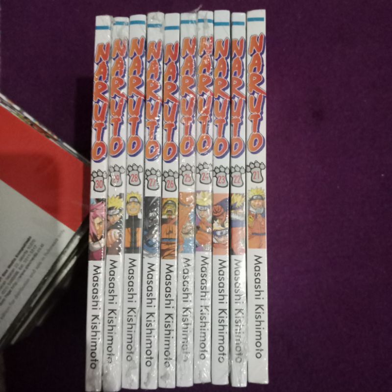 Jual Komik Naruto Vol. 21-30 by Masashi Kishimoto Segel | Shopee Indonesia
